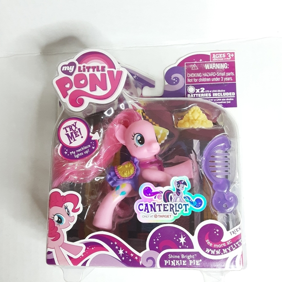 Hasbro | Toys | My Little Pony Canterlot Shine Bright Pinkie Pie Figure ...